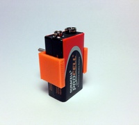 9v battery holder 3D models for 3D printing | makexyz.com