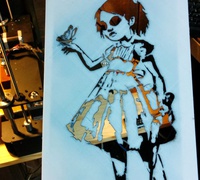 Bioshock Stencil
