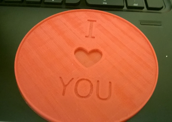 Custom 3D Printed Coaster | makexyz.com