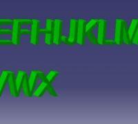 Your name 3D models for 3D printing | makexyz.com