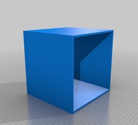 Hollow cube 3D models for 3D printing | makexyz.com