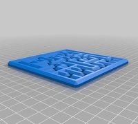 Maze generator 3D models for 3D printing | makexyz.com