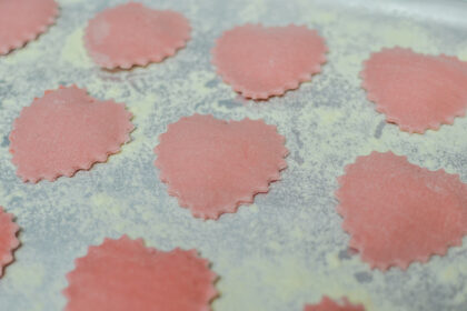Pink Heart Ravioli - Marc Eats