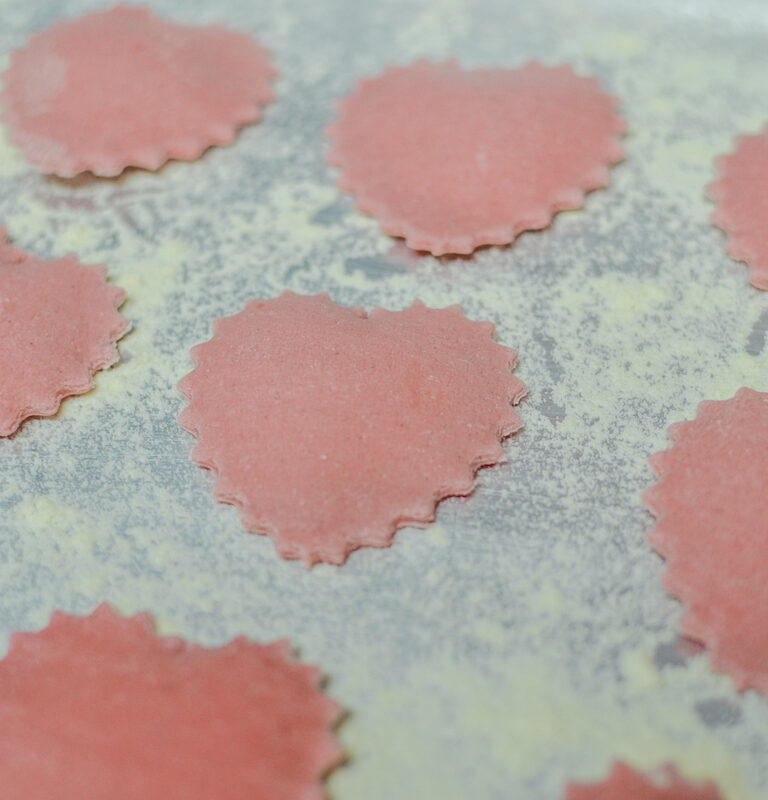 Pink Heart Ravioli – Marc Eats