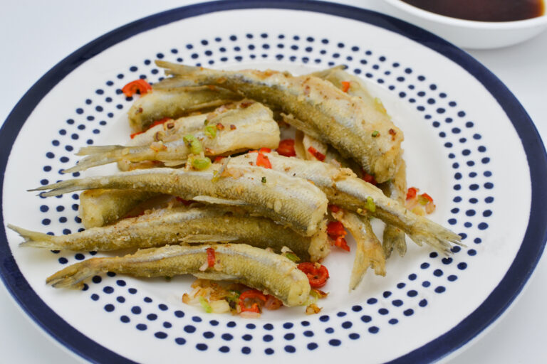 Salt and Pepper Fried Smelts - Marc Eats