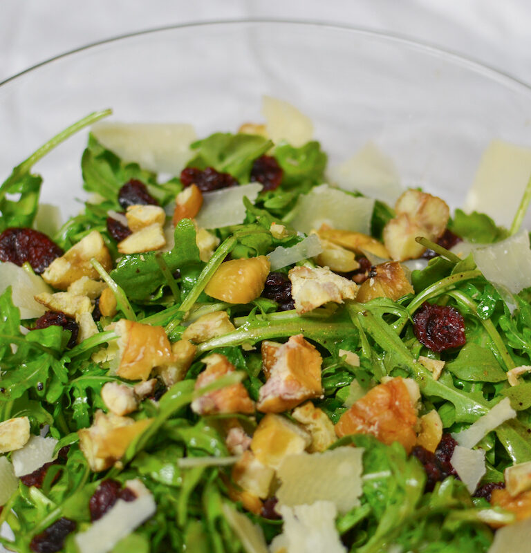 Balsamic Chestnut Arugula Salad – Marc Eats