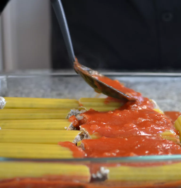 Beef and Ricotta Manicotti – Marc Eats