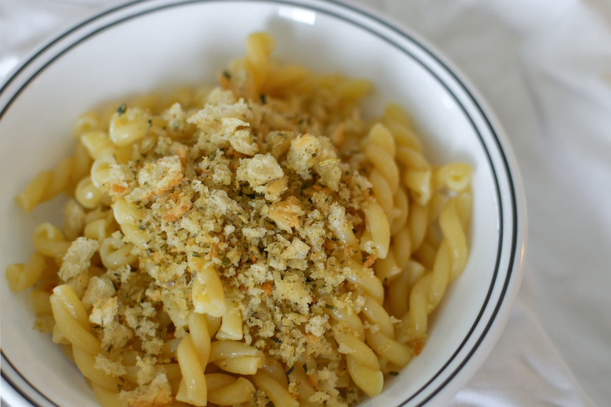 Thanksgiving Breadcrumb Pasta - Marc Eats