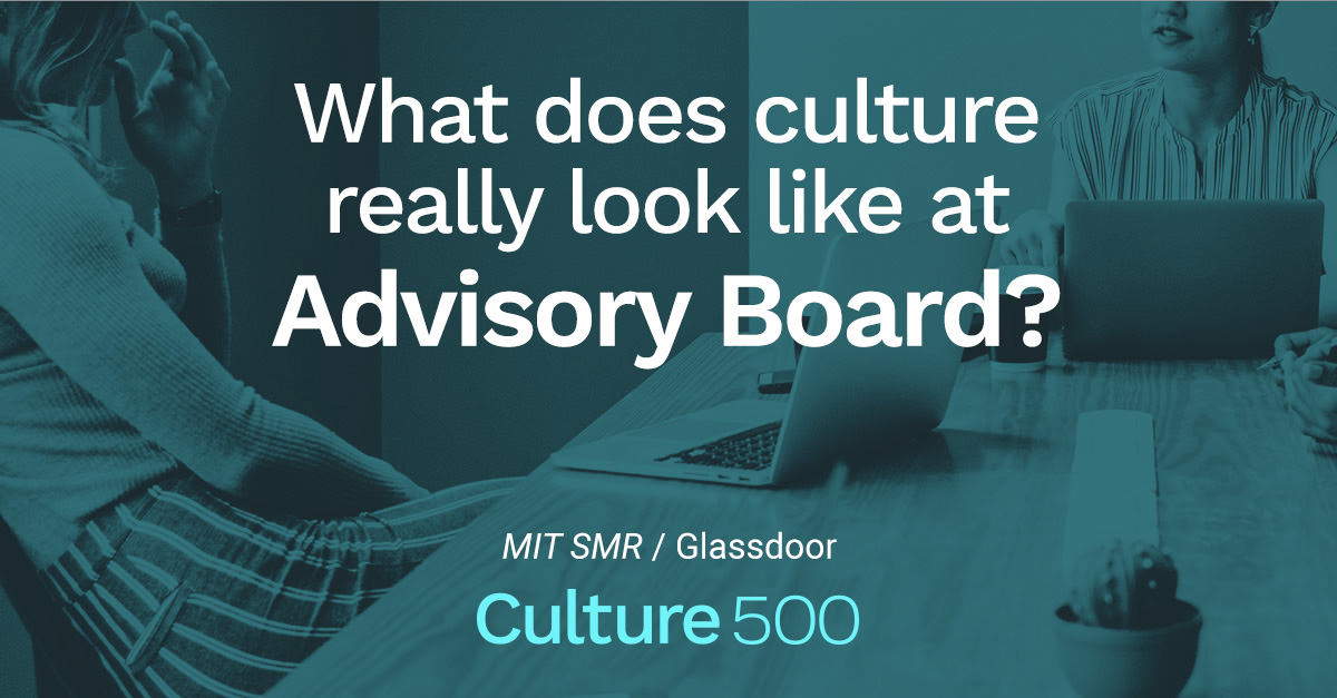 How Employees Talk About Culture at Advisory Board | Culture500 | MIT ...