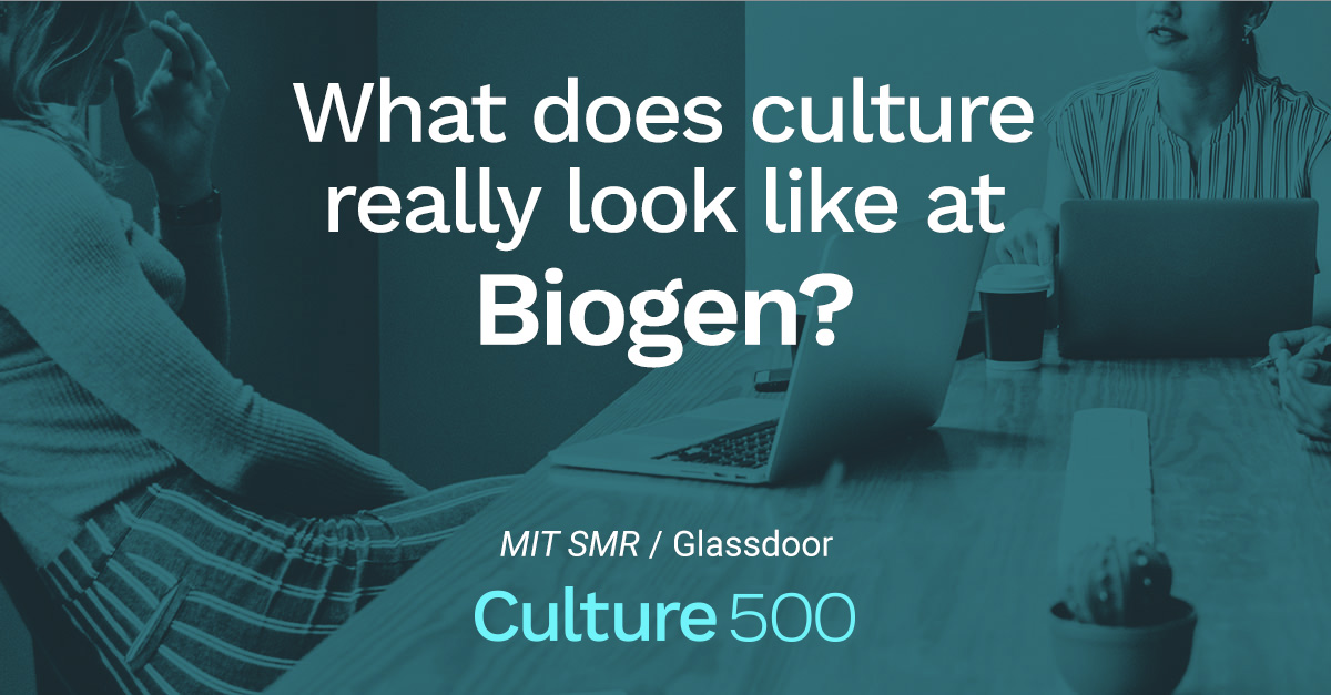 How Employees Talk About Culture at Biogen | Culture500 | MIT Sloan ...