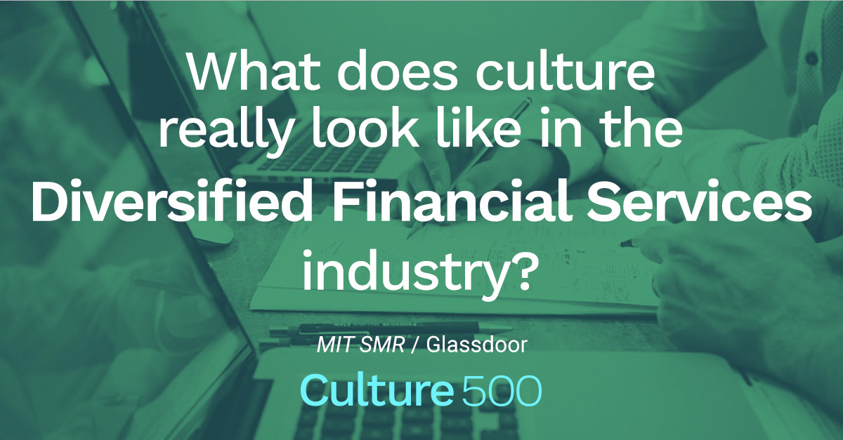 How Culture Rates in the Diversified Financial Services industry ...