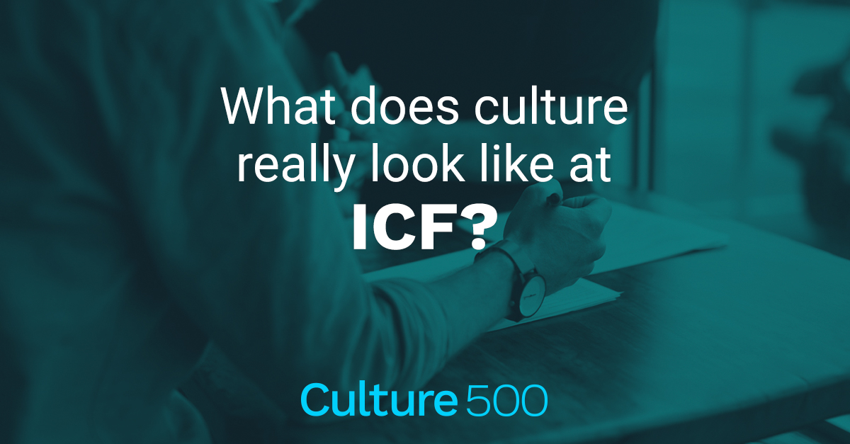 How Employees Talk About Culture at ICF | Culture500 | MIT Sloan ...