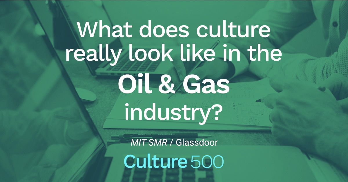 How Culture Rates in the Oil & Gas industry | Culture500 | MIT Sloan ...