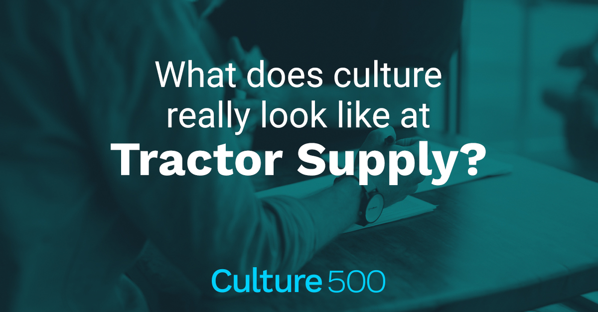 How Employees Talk About Culture at Tractor Supply | Culture500 | MIT ...
