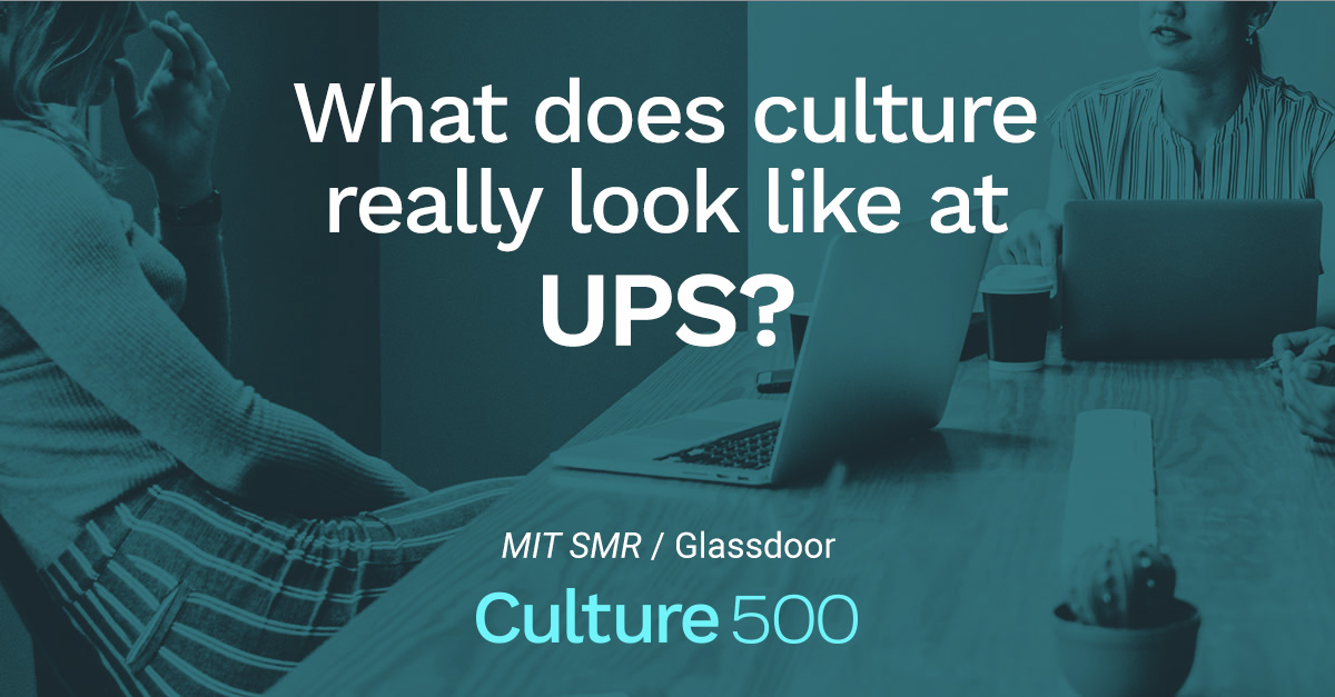 How Employees Talk About Culture at UPS | Culture500 | MIT Sloan ...