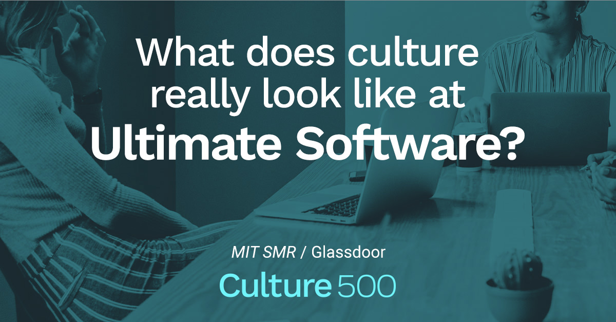 How Employees Talk About Culture at Ultimate Software | Culture500 ...
