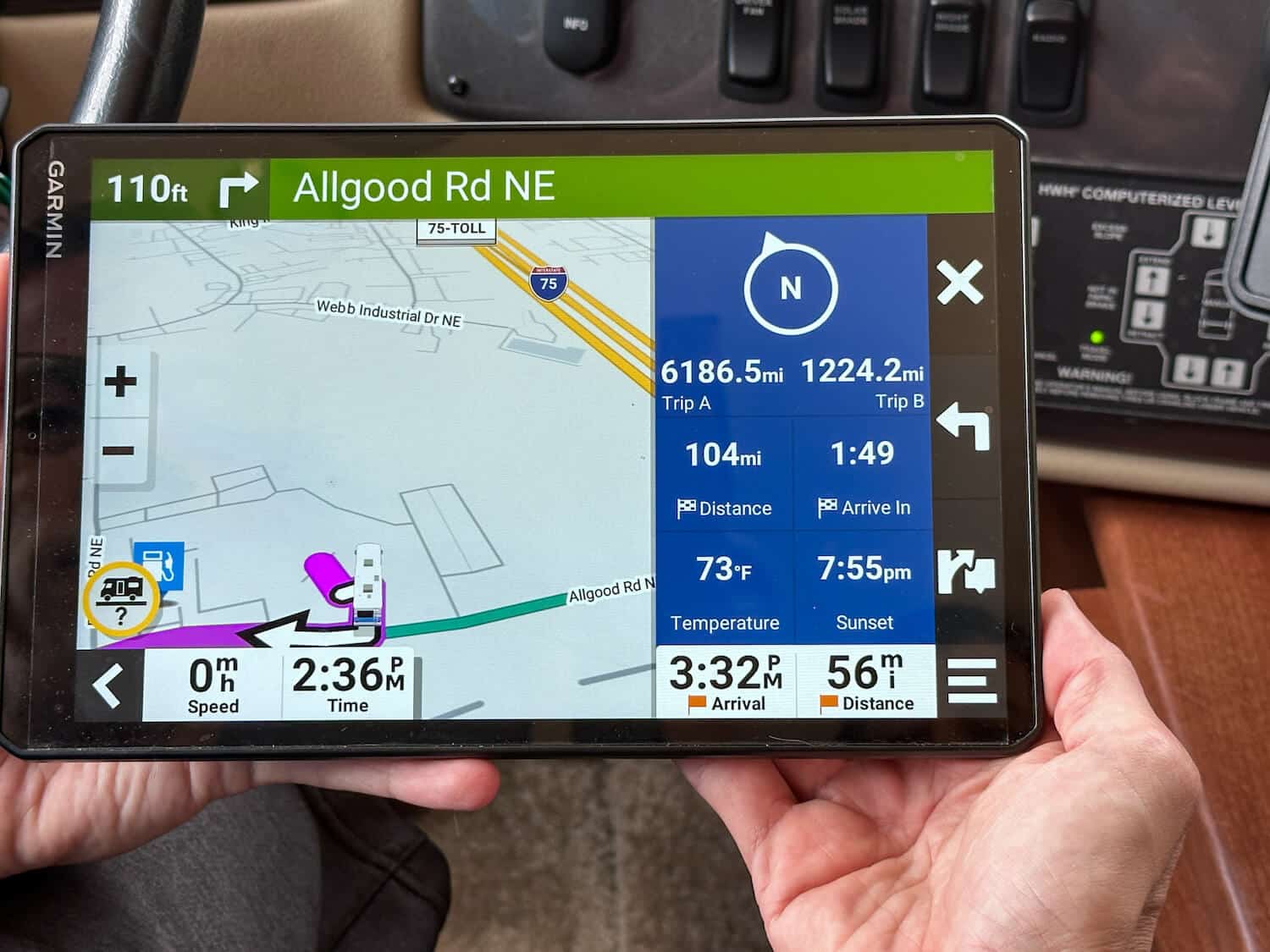 Is the Garmin 1095 the Best GPS for RV Use? - Camping World Blog
