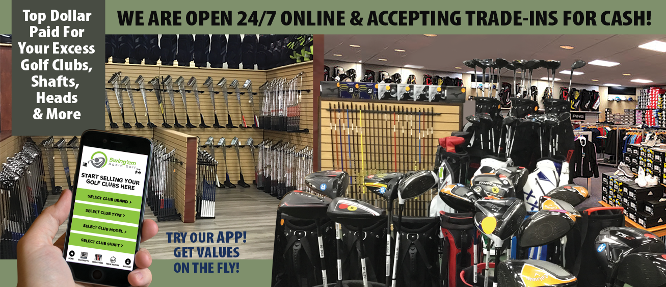 Swing'em Again Golf - Sell us your used golf clubs.