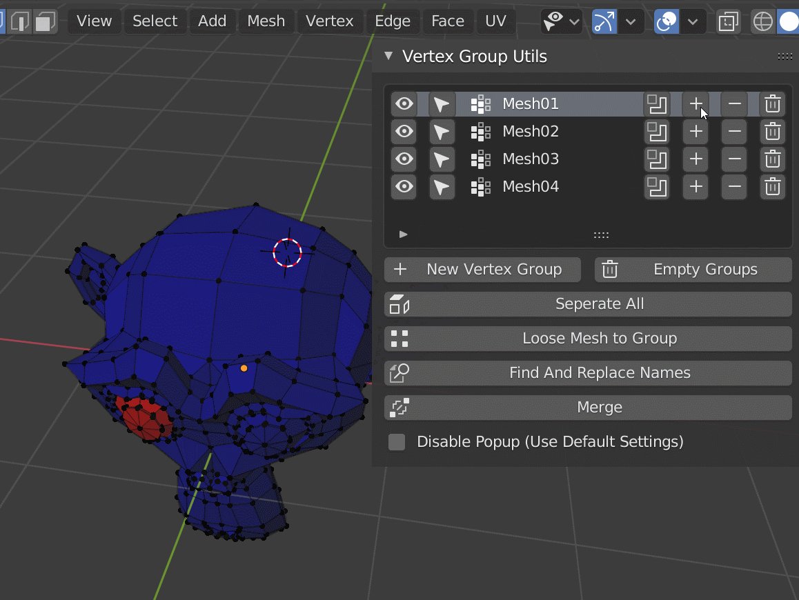 Vertex Group Utils - Blender Market
