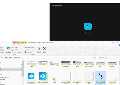 Abstract Logo Reveals - Blender Motion Graphics Templates - Blender Market