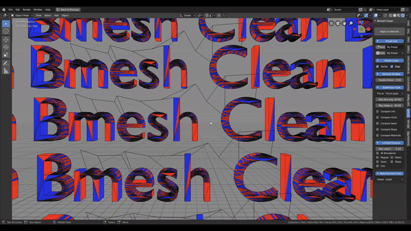 Bmesh Clean – Extreme Addons