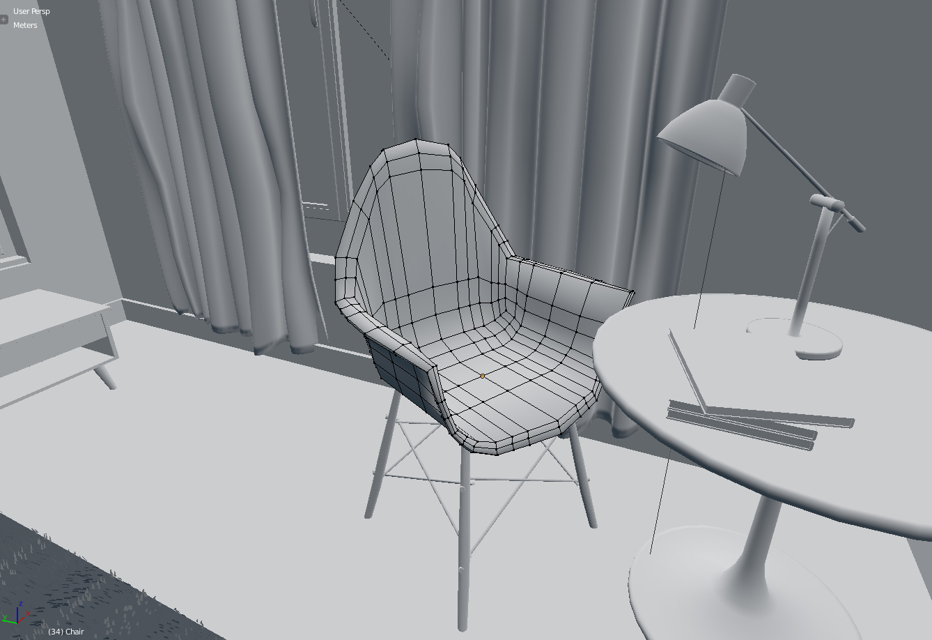 3D Furnished Modern PBR House - Blender Market