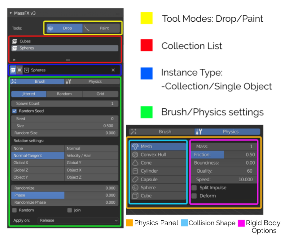 MassFX- Dynamic Physics Painter - Payhip