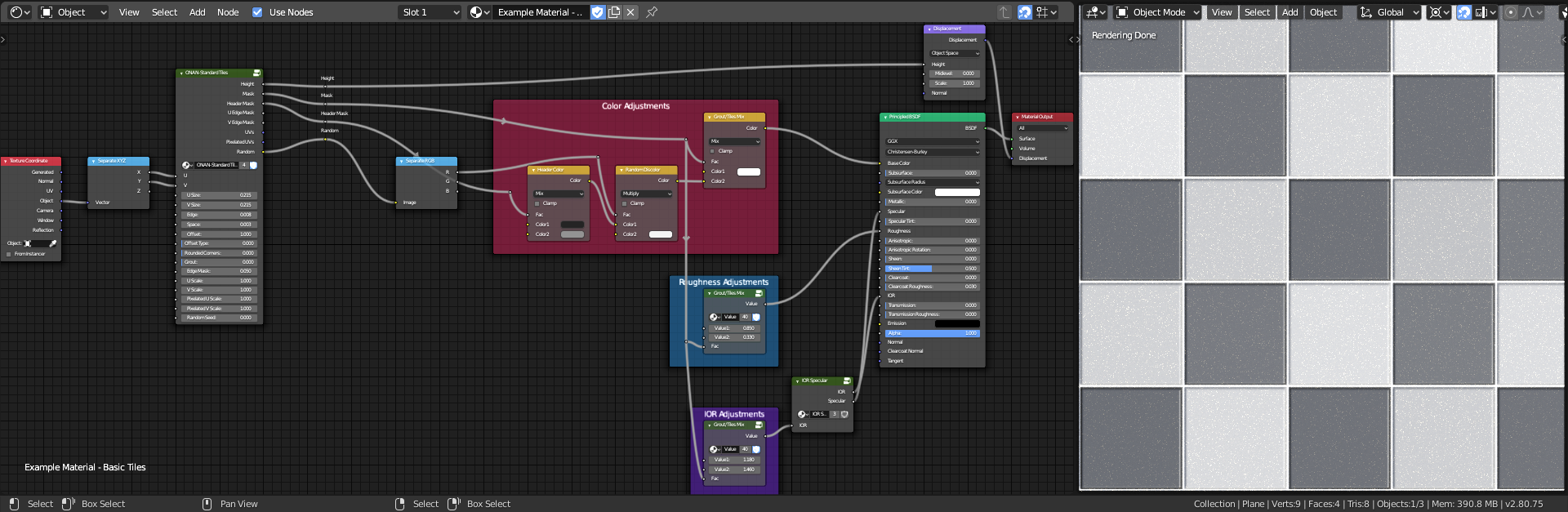 Procedural Textures Pack - Tiles - Superhive (formerly Blender Market)