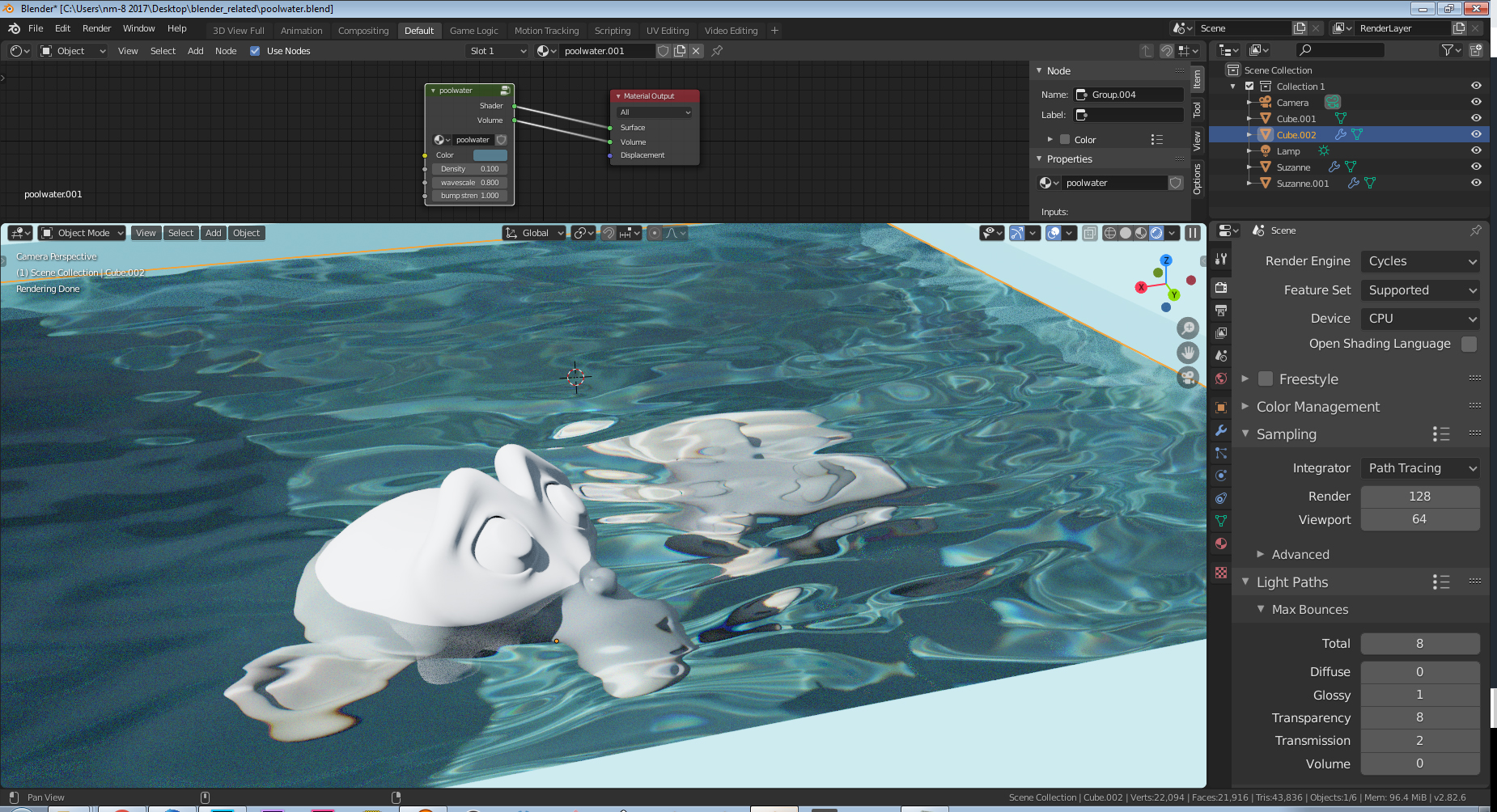 poolwater - Blender Market