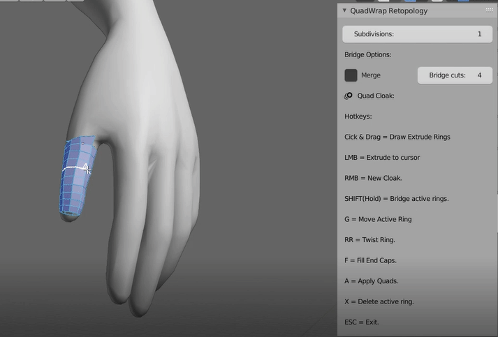 QuadWrap - Retopology Tool - Payhip