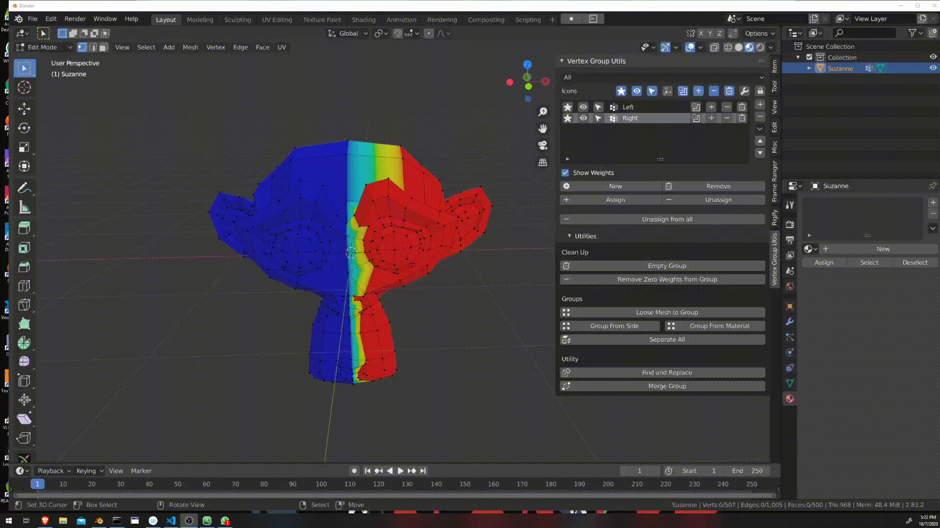 Vertex Group Utils Blender Market 