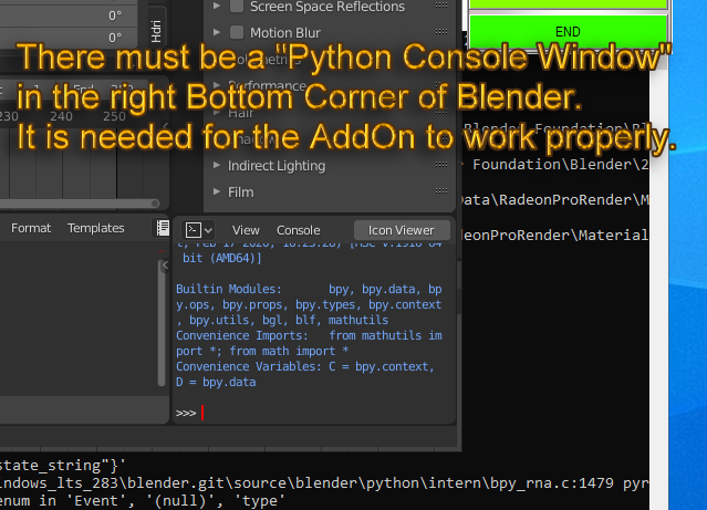 External Python Button-Bar AddOn for Windows - Blender Market