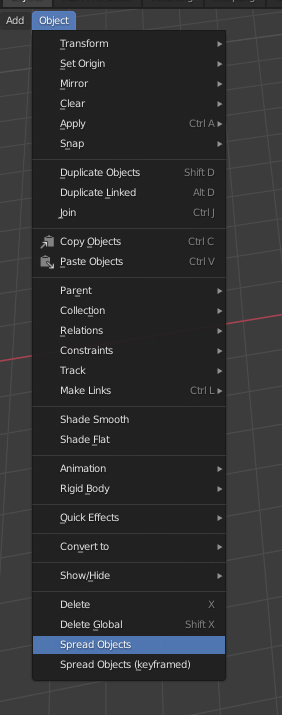 Spread Objects - Blender Market