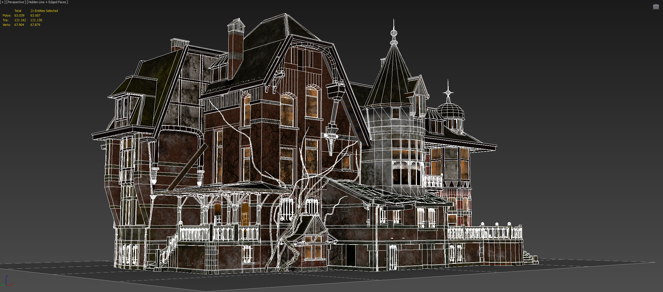 Abandoned Mansion - PBR - Superhive (formerly Blender Market)