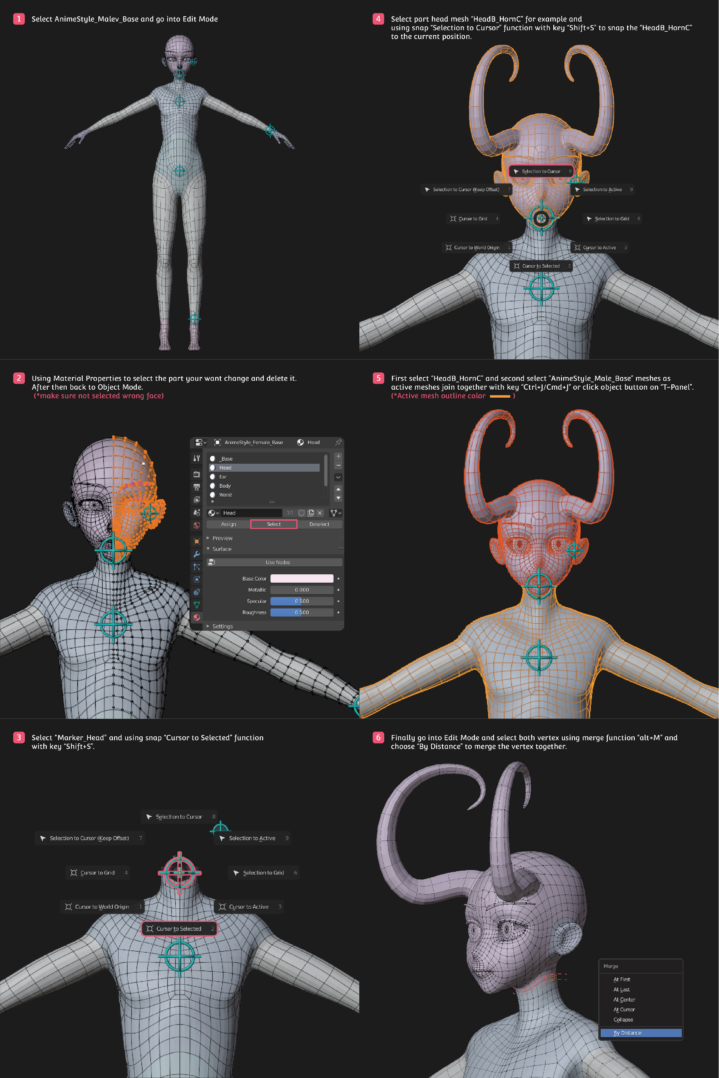 Anime Male Face Base