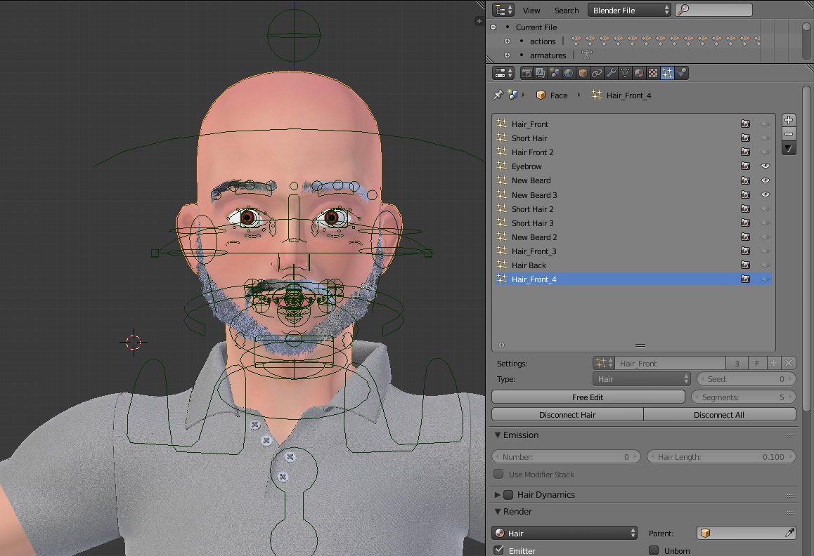 2 Rigged Stylized Character Boy and Girl - Clark and Julie - Blender ...