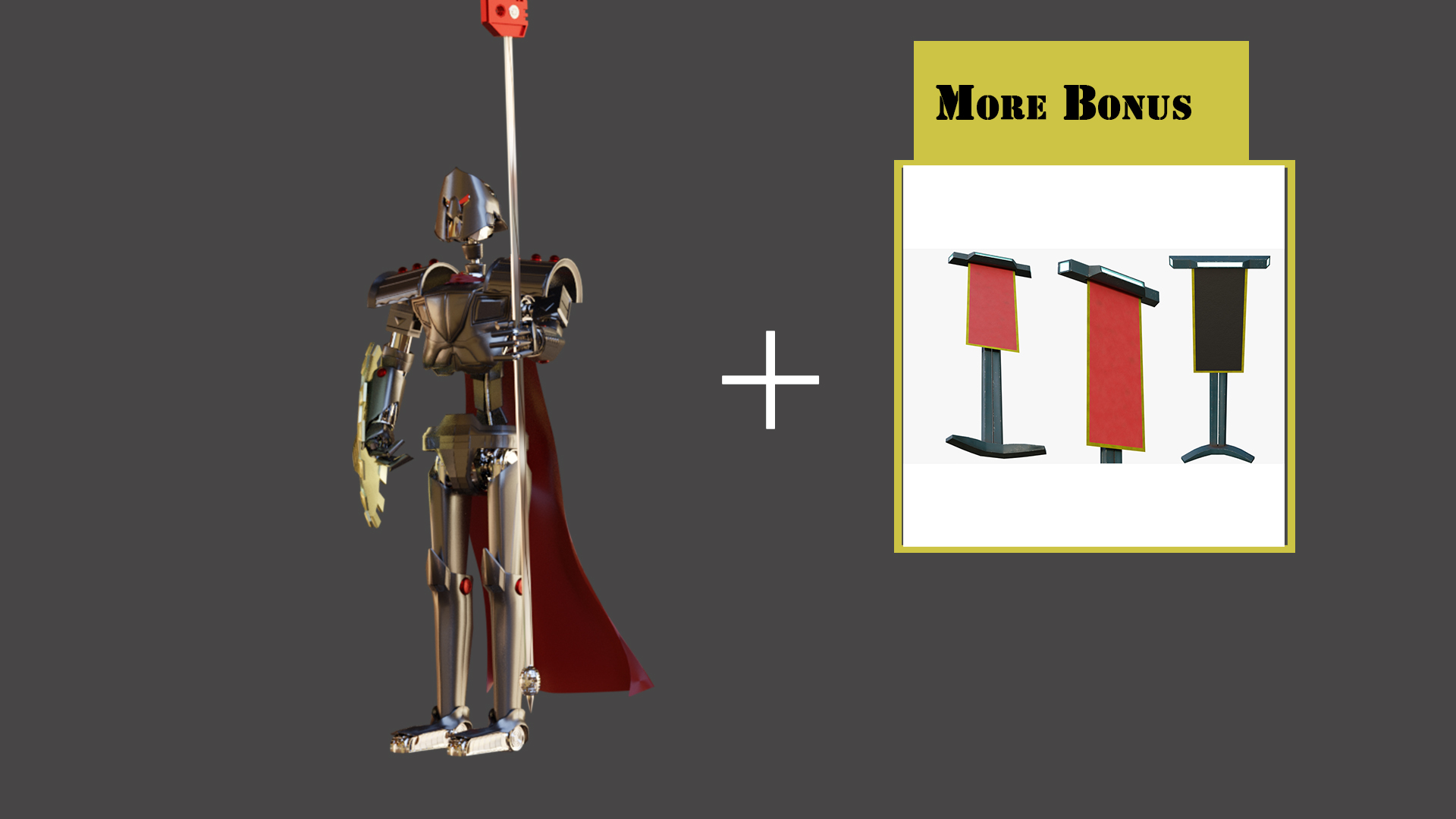 Spartan Robot 3D Sci-Fi more Bonus - Blender Market