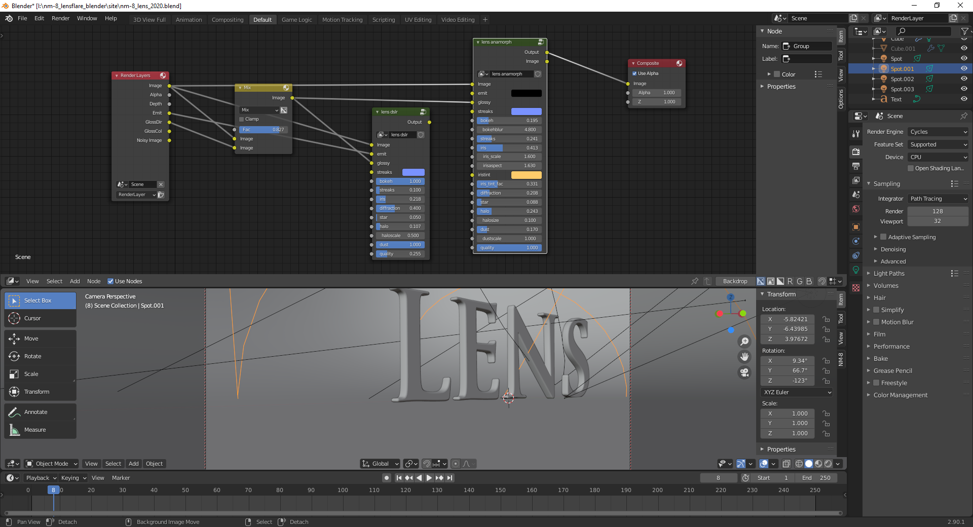 Lens Compositing Node Blender Market 