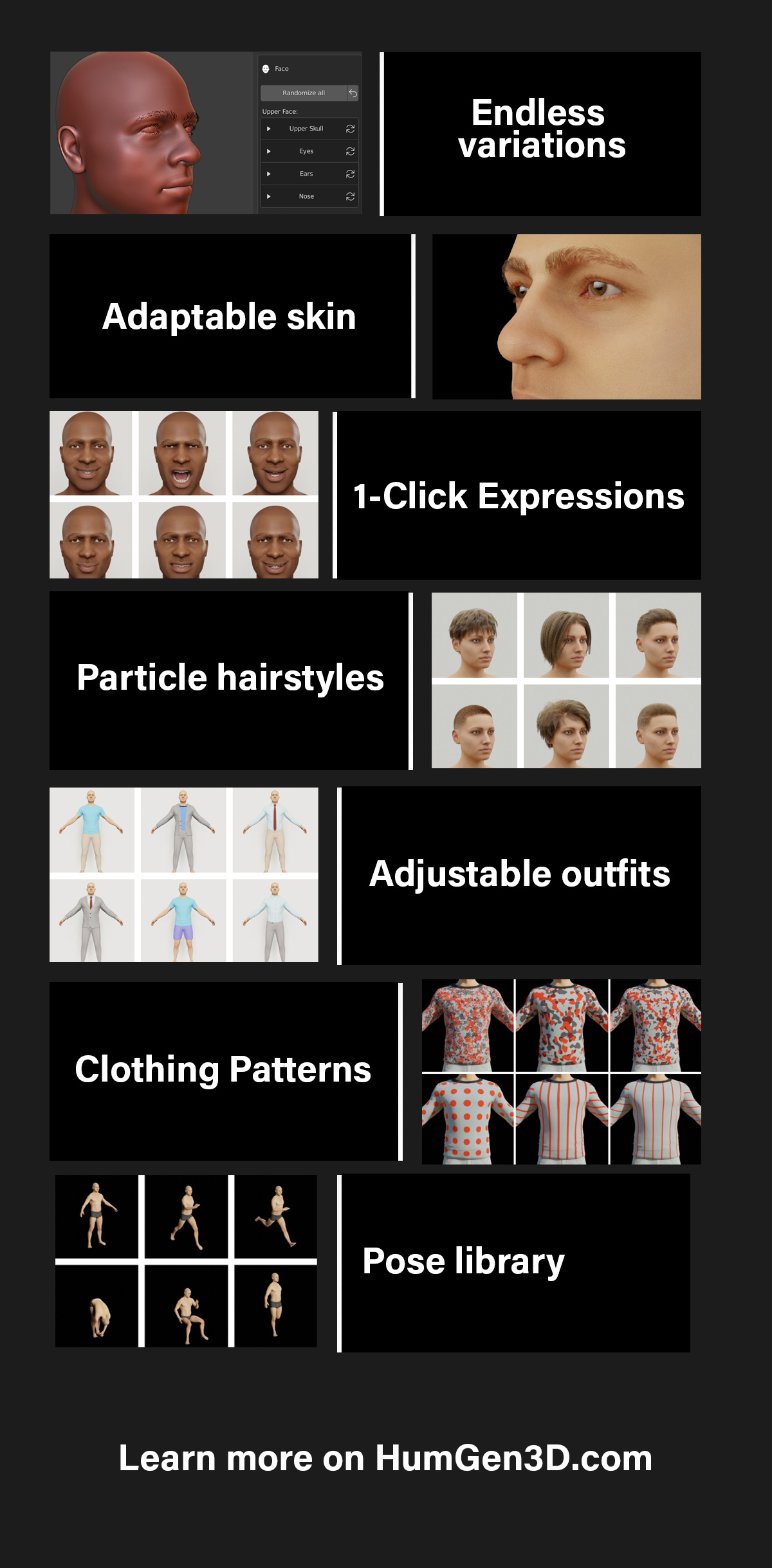 Tải miễn phí Add-on Human Generator V1.0 for Blender