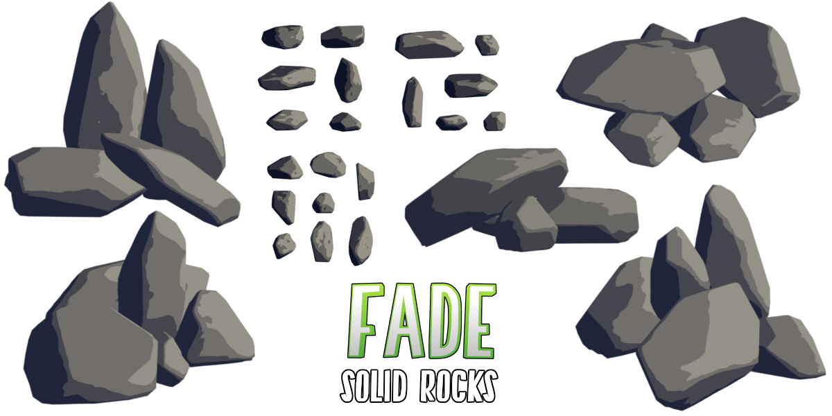 中文版插件 Fade Nature Asset Pack 1.4 1.3.1.2 3个版本卡通动漫材质资产包 Blender 插件 最新版1. ...