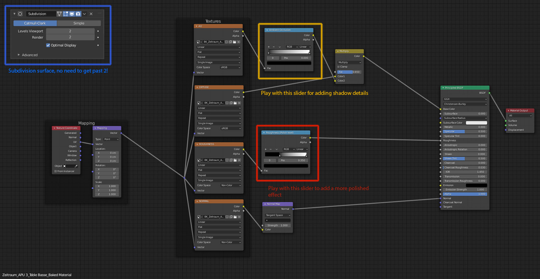 Coffee Table - APU 3 By Zeitraum - Replica 3d Model - Superhive ...