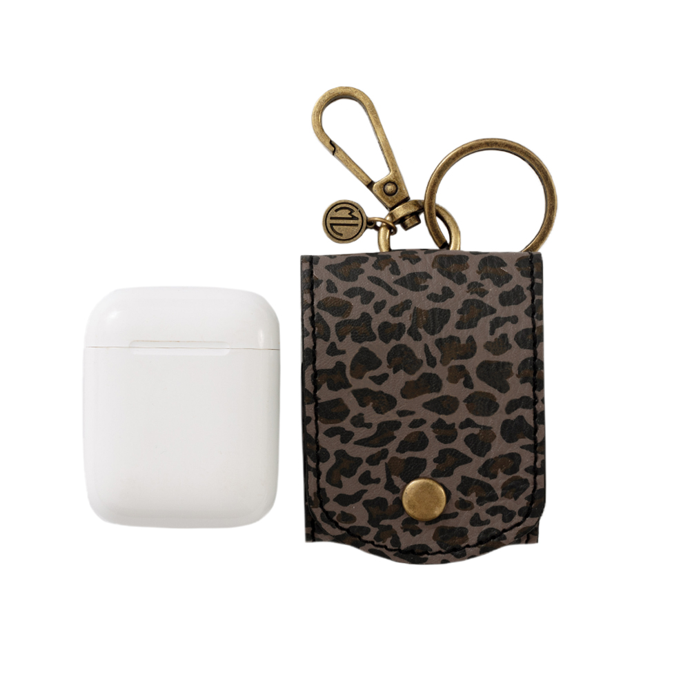 Monogrammed AirPod Case Keychain - Marleylilly