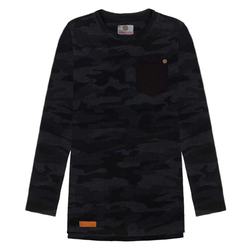 Ladies Personalized Camo Sweatshirt - Marleylilly