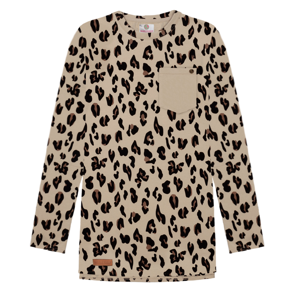 Monogrammed Leopard Sweatshirt - Marleylilly