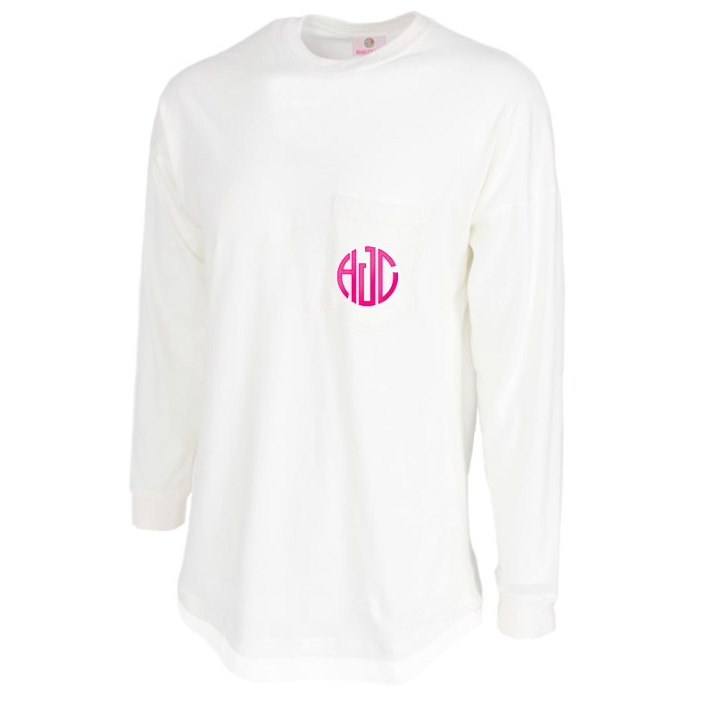 Monogrammed Long Sleeve Shirt