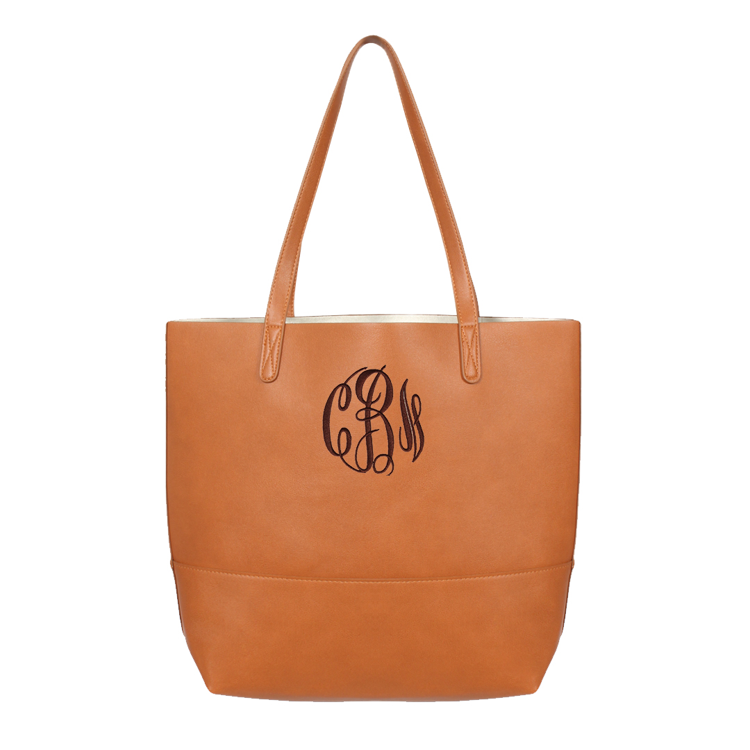Monogrammed Basic Tote Bag