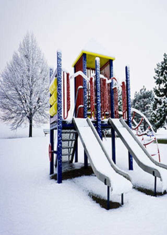 The Playground in Winter