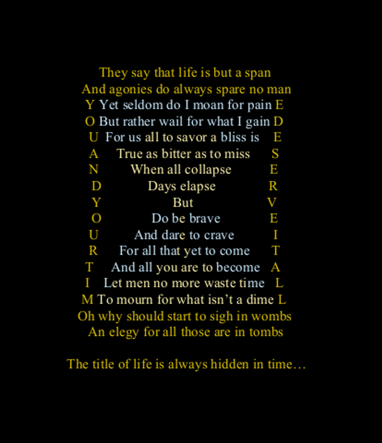 The Title of Life | KidSpirit