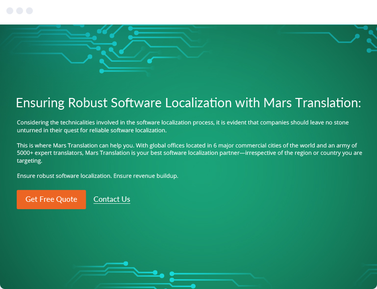 Software Localization: White Paper
