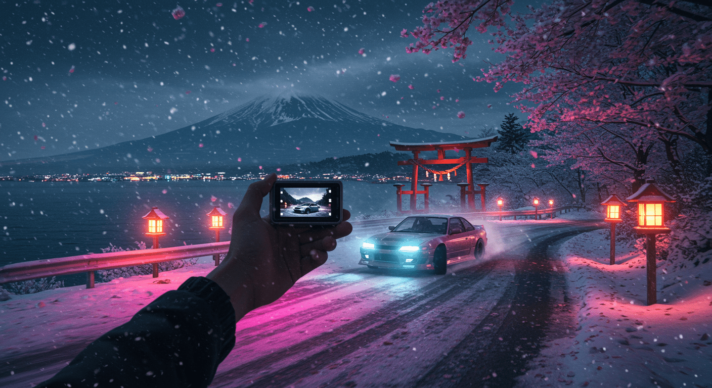 Prompt: 90s Street Racing Nostalgia